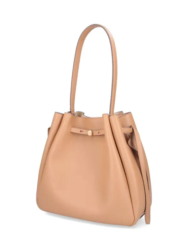 Tory Burch Romy Bucket Bag - Beige
