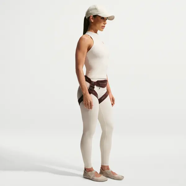 Nike Skims Matte Mock-neck Racerback Tank Top