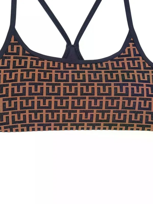 The Upside Castilla Geometric-print Sports Bra