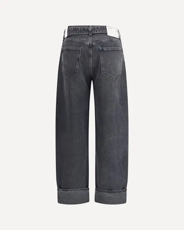 AGOLDE Cuffed Taper Wide Jeans