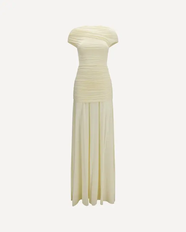 SELF-PORTRAIT Draped Jersey Dress