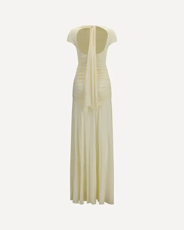 SELF-PORTRAIT Draped Jersey Dress