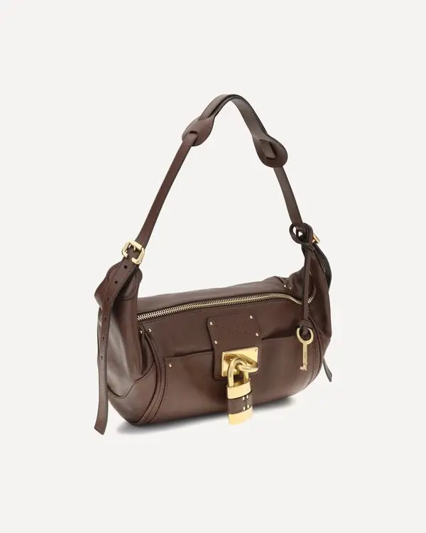 Chloé Small Paddington Shoulder Bag - Brown