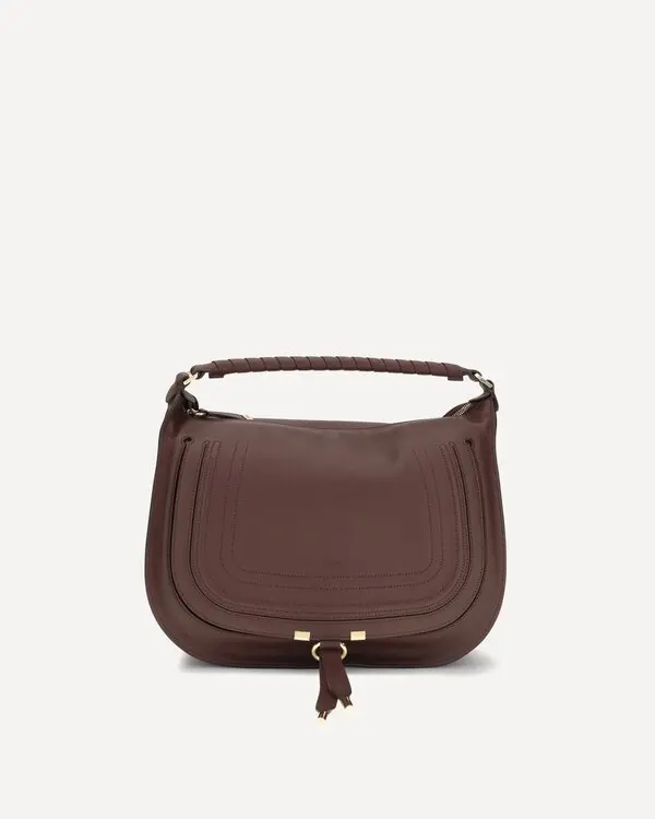 Chloé Marcie Shoulder Bag - Brown