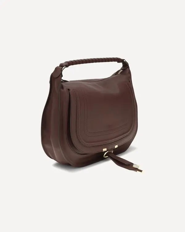 Chloé Marcie Shoulder Bag - Brown