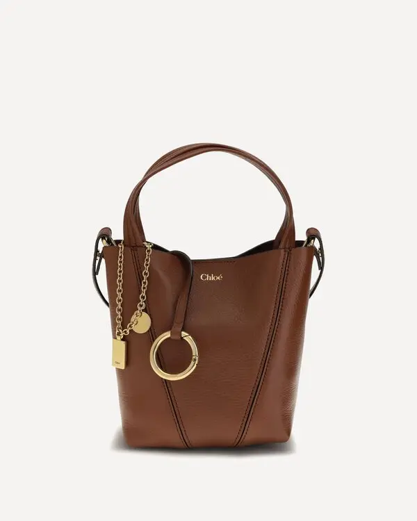 Chloé Spin Shoulder Bag - Brown