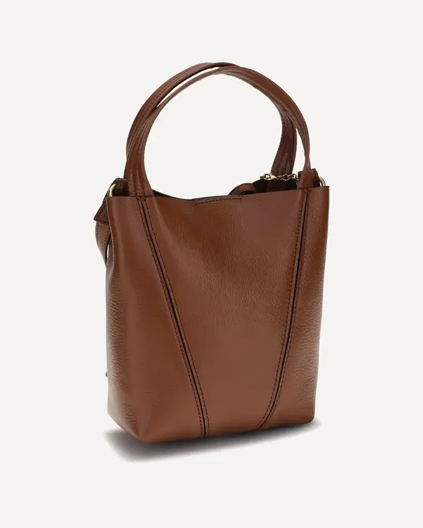 Chloé Spin Shoulder Bag - Brown