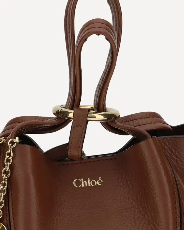 Chloé Spin Shoulder Bag - Brown
