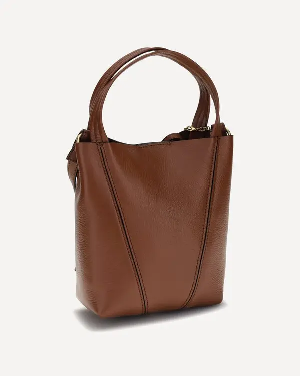 Chloé Spin Shoulder Bag - Brown