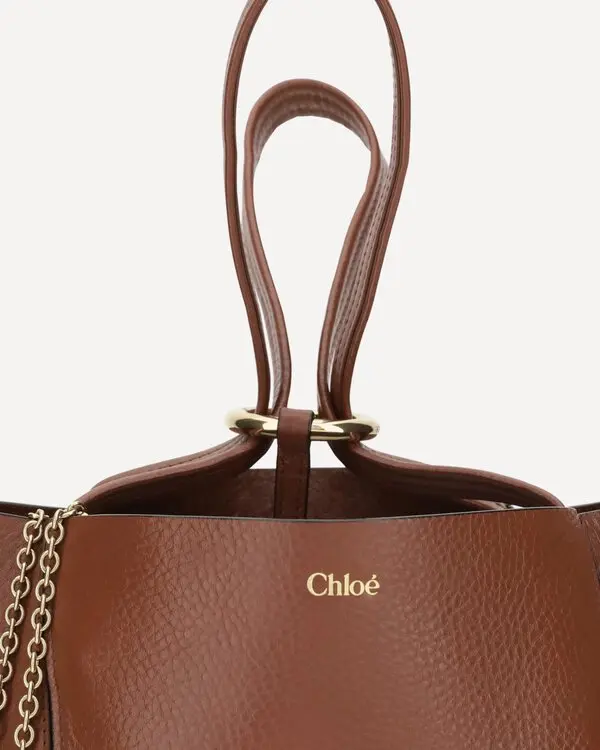 Chloé Spin Shoulder Bag - Brown