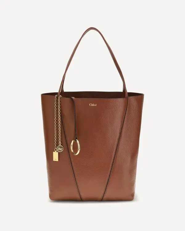 Chloé Spin Shoulder Bag - Brown