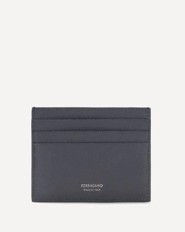 FERRAGAMO Gancini Card Holder - Blue