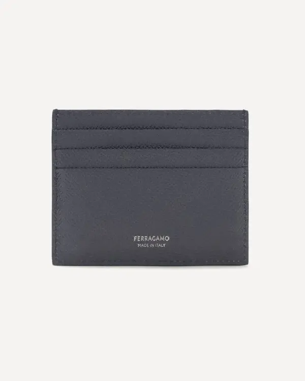 FERRAGAMO Gancini Card Holder - Blue