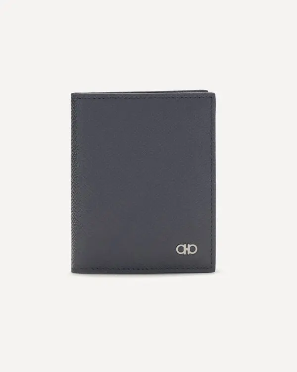 FERRAGAMO Gancini Card Holder - Blue