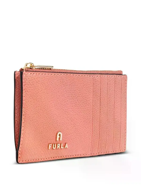 Furla Camelia Leather Card Holder