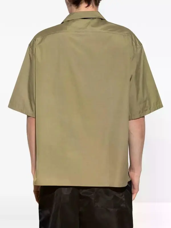 Kenzo Tulip-embroidered Short-sleeve Shirt