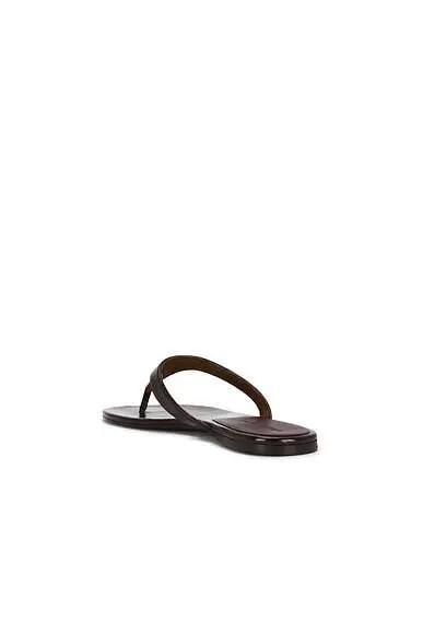 Khaite Archer Thong Sandal - Bordeaux