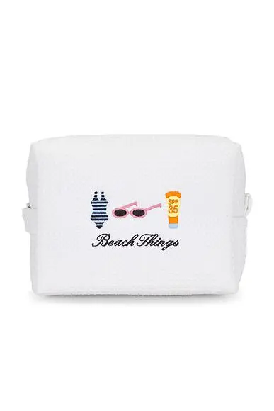 ABBODE Beach Things Waffle Pouch - Cloud