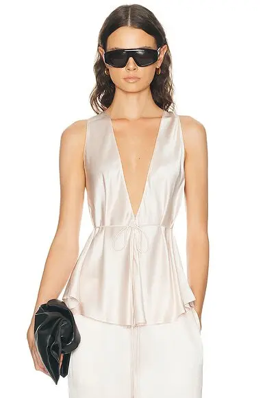 EAVES Anelie Silk Top