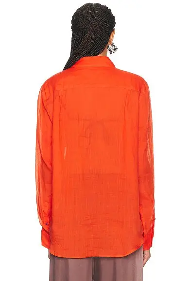 Dries Van Noten Long Sleeve Button Up Shirt