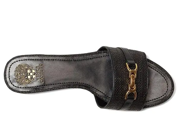 Vince Camuto Maxine Banded Buckle Slide Sandals