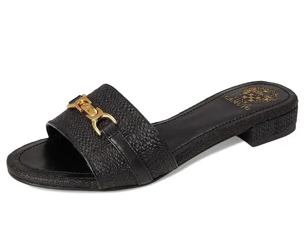 Vince Camuto Maxine Banded Buckle Slide Sandals