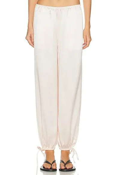 EAVES Silk Relaxed Fit Pant