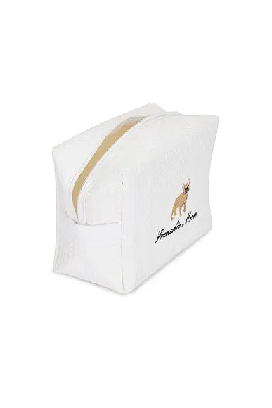 ABBODE Frenchie Mom Waffle Pouch - Cloud