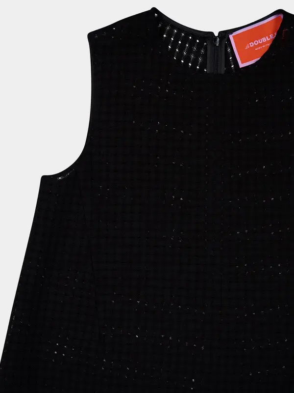 La DoubleJ Sleeveless Top With Lace Hem
