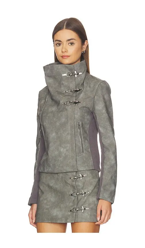 JADED LONDON Funnel Neck Jacket