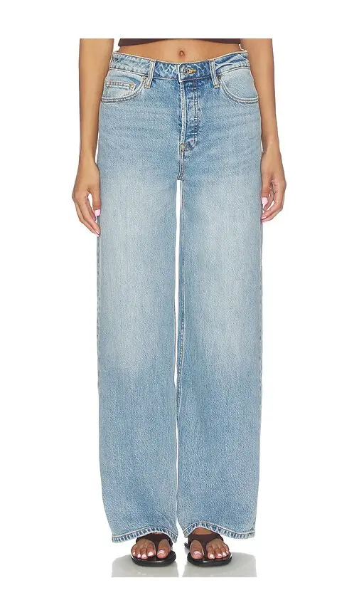 Good American Vintage High Wide Jeans In Blue - Indigo