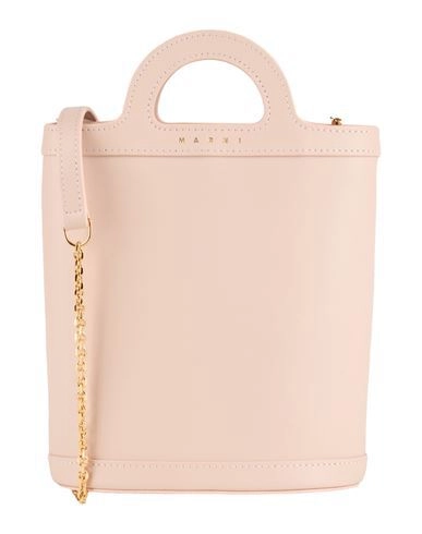 Marni Leather Bucket Bag - Blush