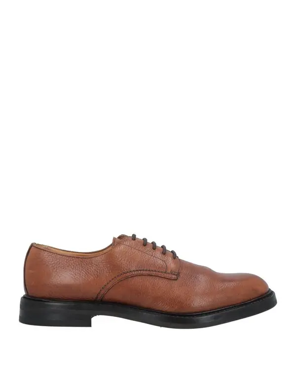 Eleventy Lace-up Leather Derby Shoes
