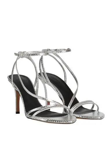 Isabel Marant Étoile Leather Ankle Strap Sandals With Pointed Toe And Stiletto Heel