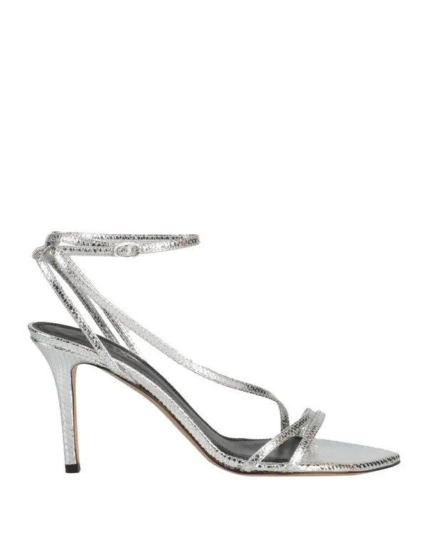 Isabel Marant Étoile Leather Ankle Strap Sandals With Pointed Toe And Stiletto Heel