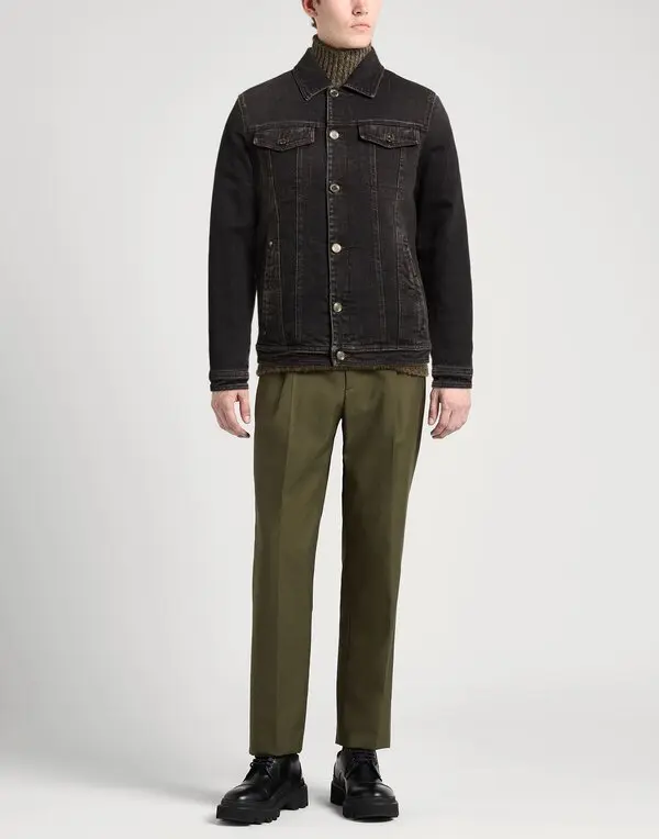 MOORER Cotton Elastane Denim Trucker Jacket