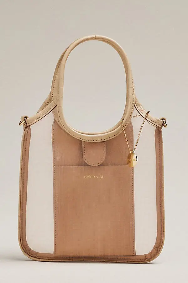 Dolce Vita Sylvene Mesh Crossbody Satchel