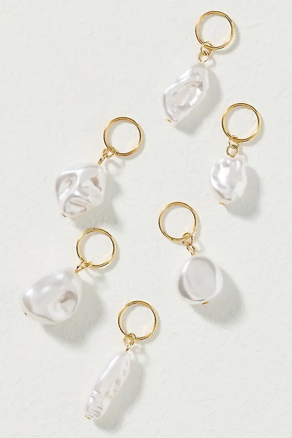 Anthropologie Hair Charms - Pearl