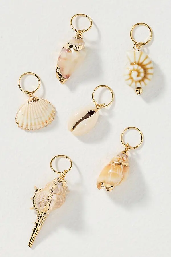 Anthropologie Hair Charms - Shell