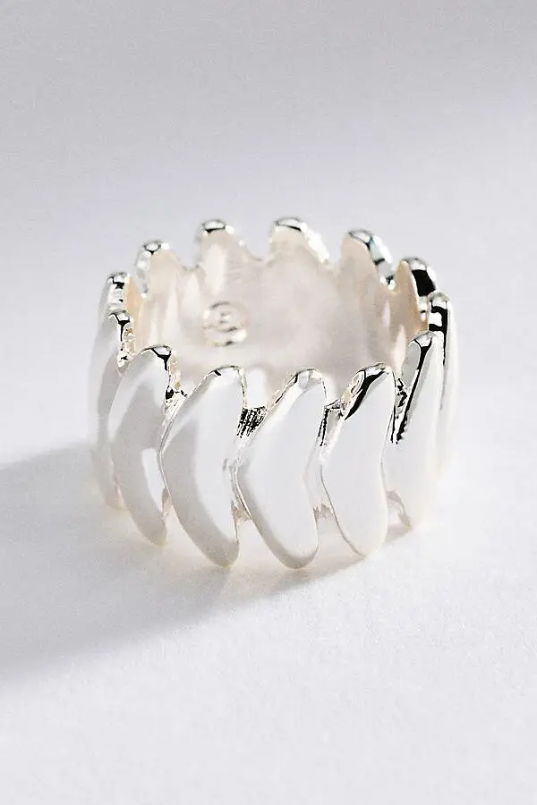 Ettika Metal Moderna Ring - Silver