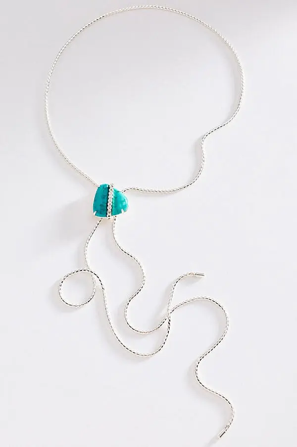 Ettika Solstice Bolo Necklace - Turquoise