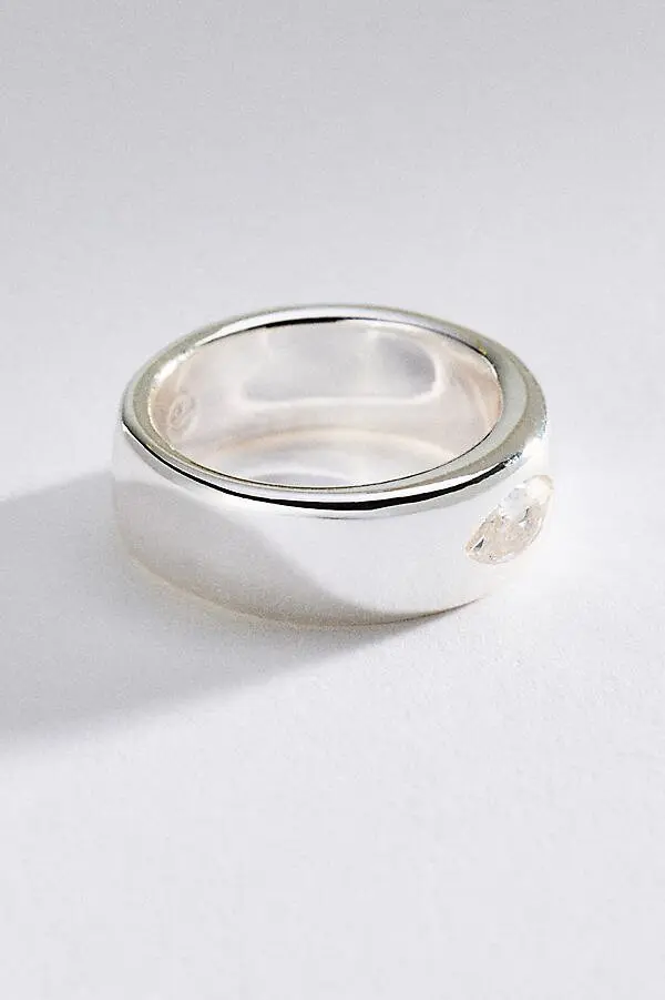 Ettika Marquise Cut Treasure Ring - Silver