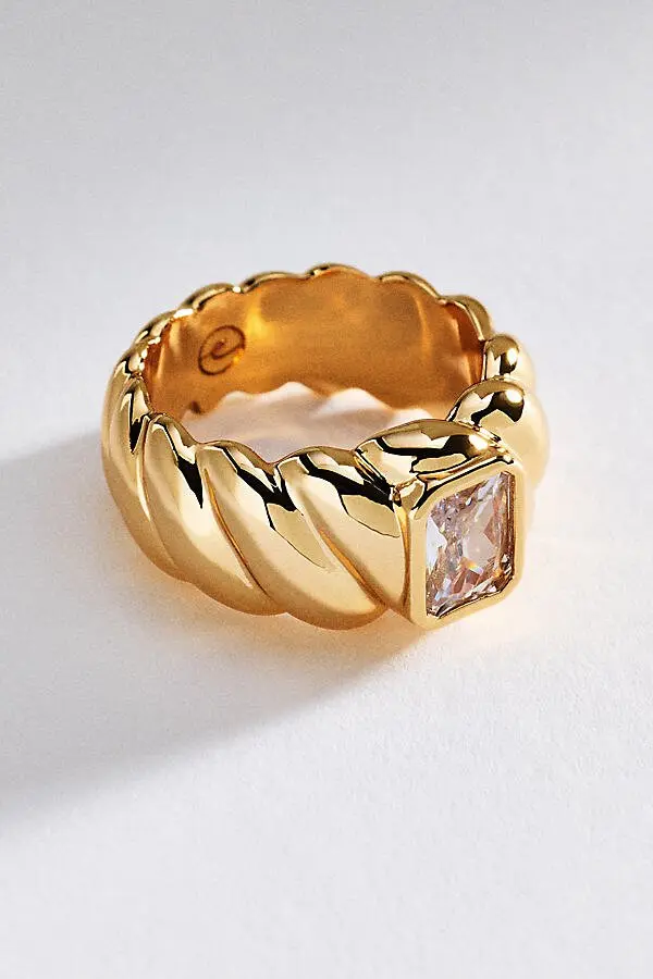 Ettika So Twisted Ring - Gold