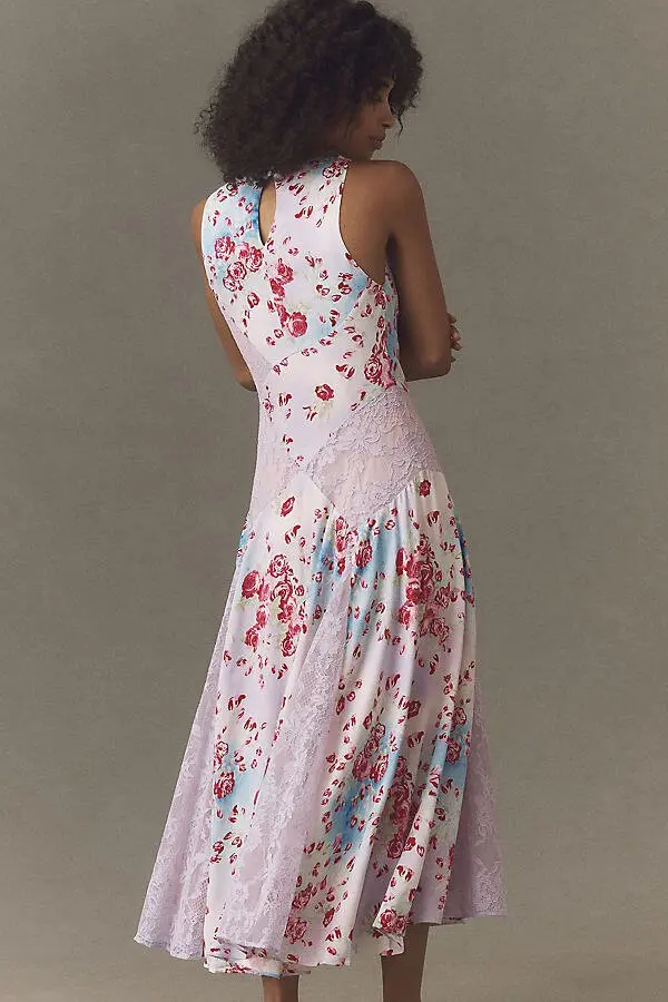 Bhldn Cowl Neck Maxi Dress