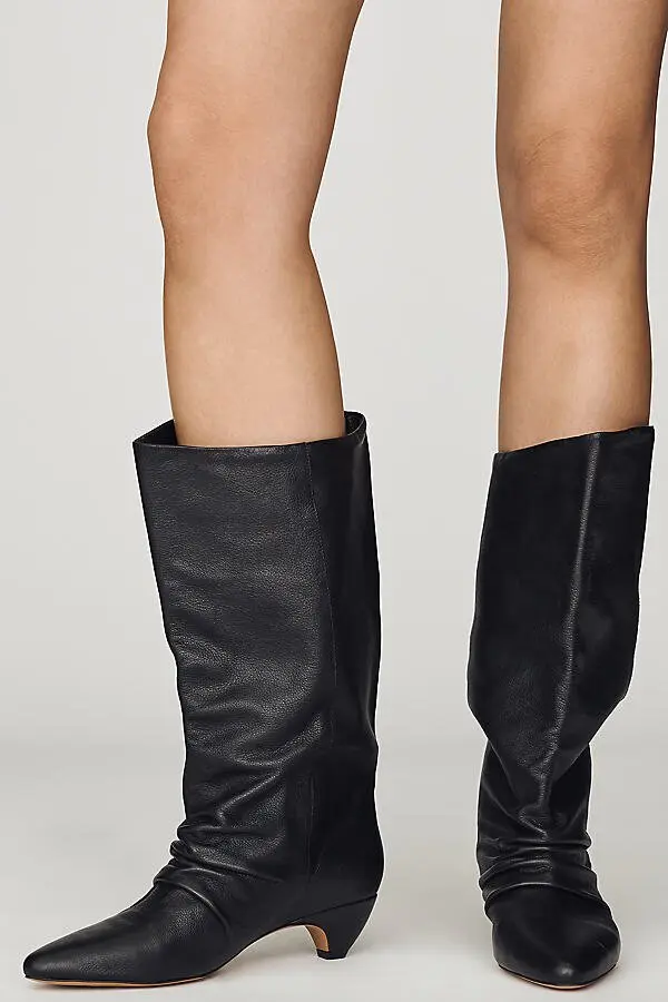 SILENT D Heev Folded Ruched Boots