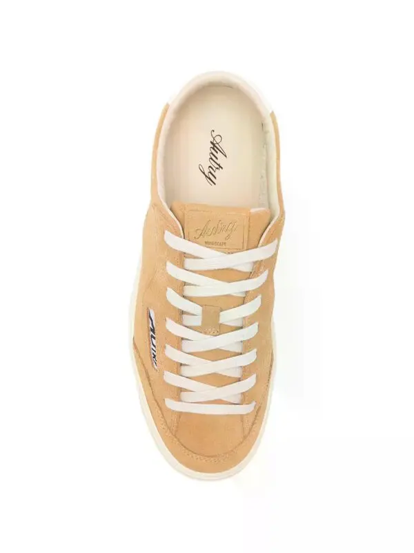 AUTRY Suede Logo Patch Sneakers