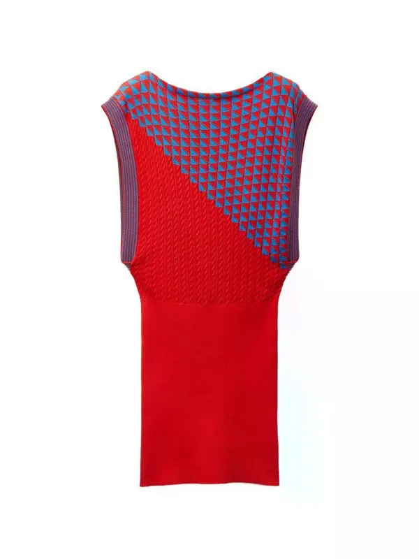 Versace Cotton Knit Mini Dress