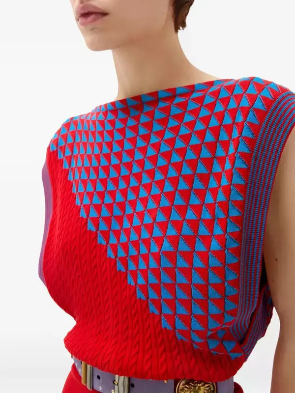 Versace Cotton Knit Mini Dress