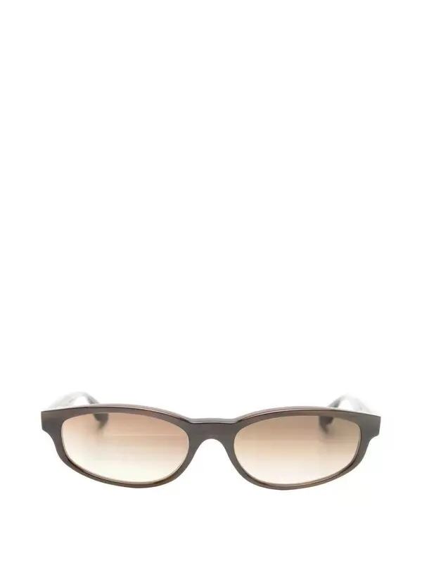 MAYBACH EYEWEAR The Viper I Oval-frame Sunglasses - Brown
