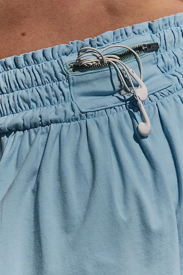 Free People Hot Shot Smocked Mini Skirt - Cool Down